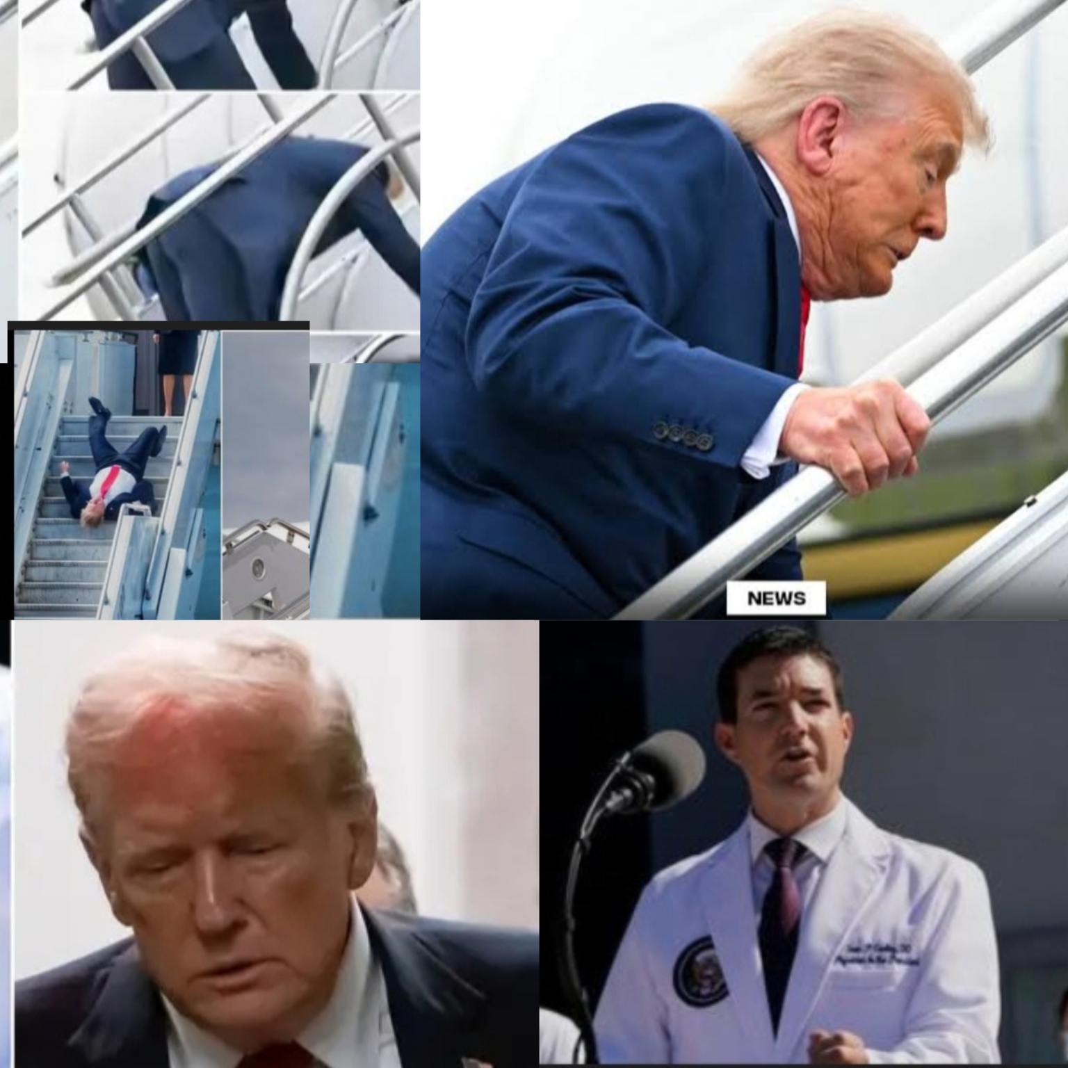 BREAKING: Trump Reportedly Fell While Boarding Air Force One as Doctor ...